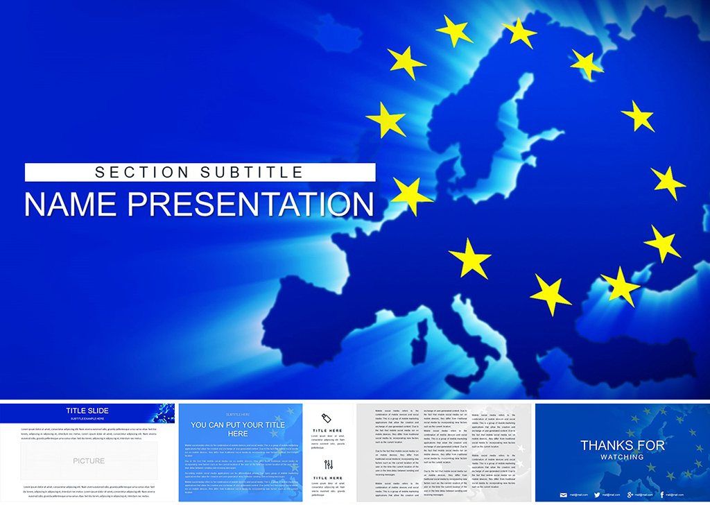 EU Countries PowerPoint Template: Modern Slides