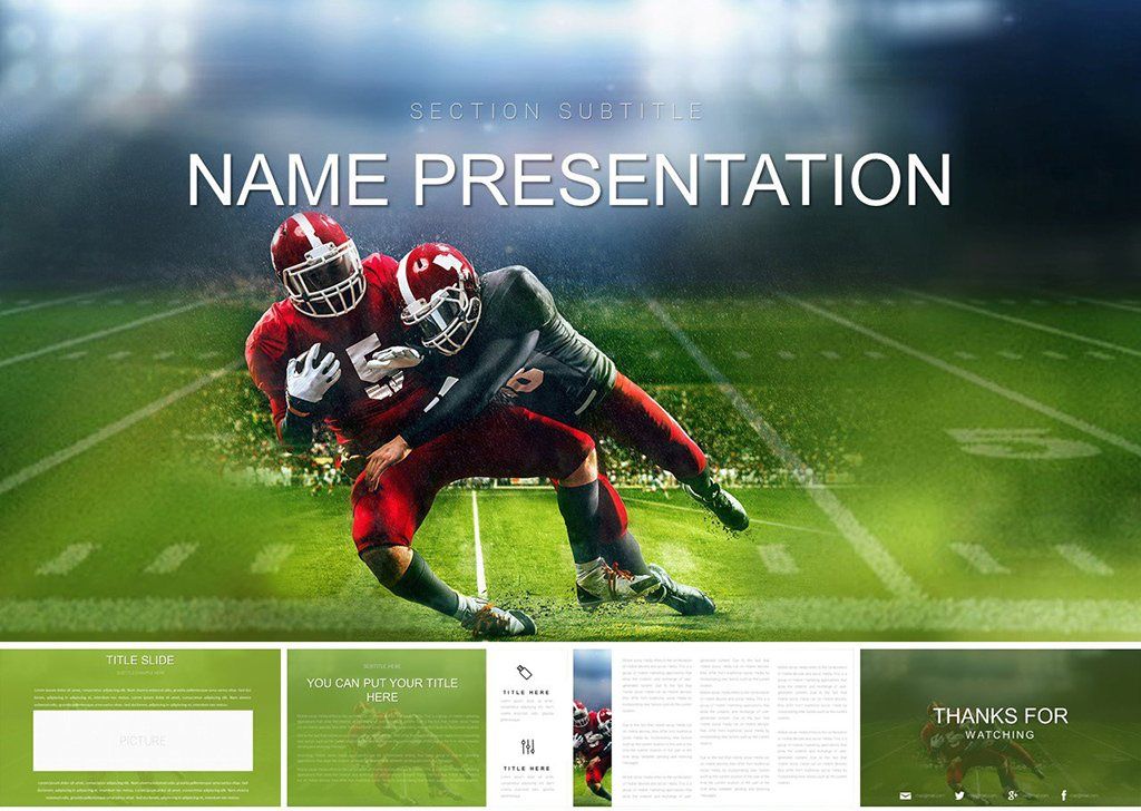 American Football PowerPoint presentation template