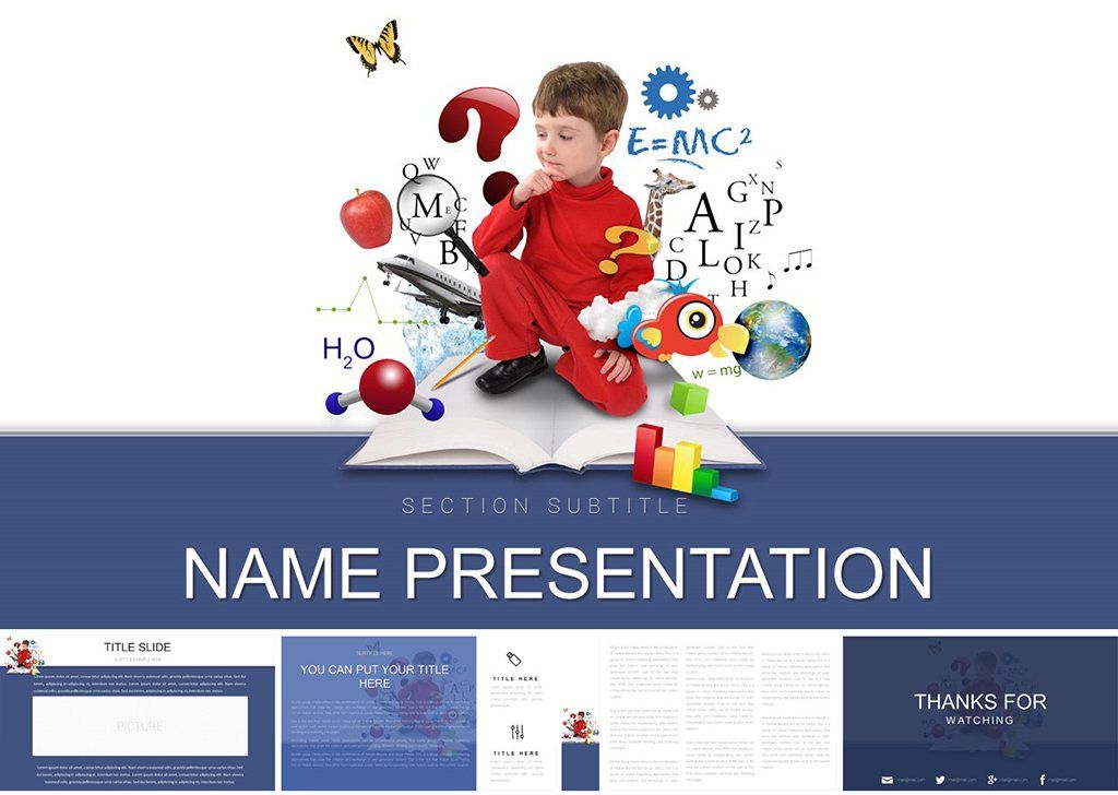 Online Education PowerPoint presentation template