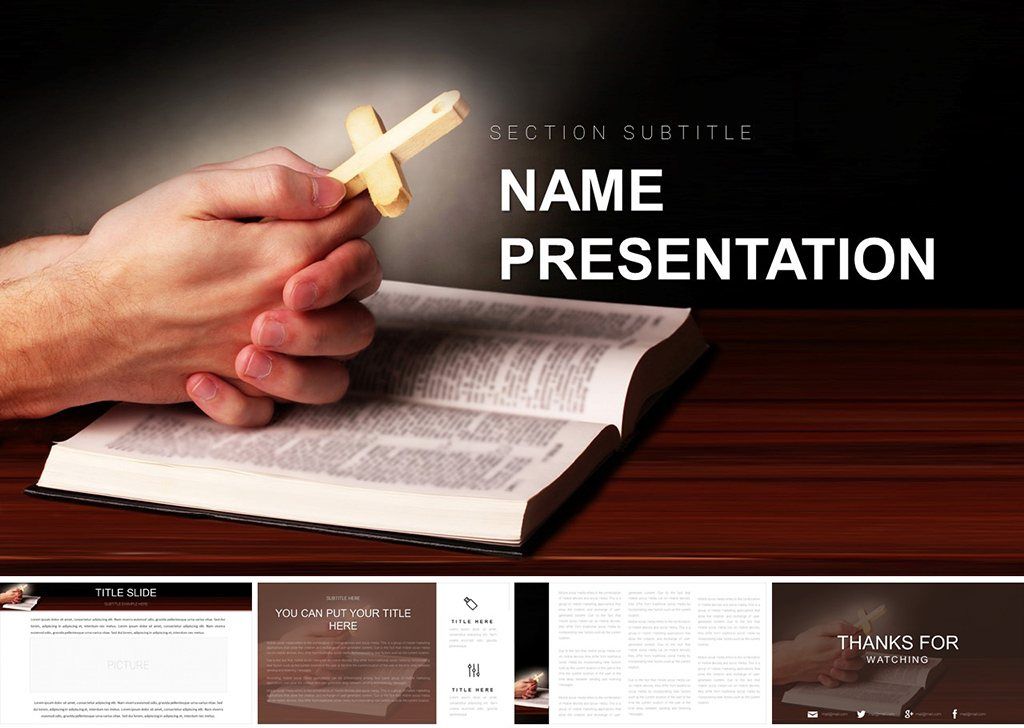 Prayer Ministry PowerPoint Template: Engage Your Flock