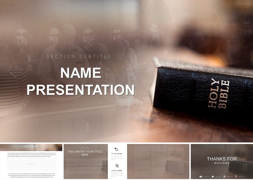 Church Prayer Ministry Liturgy PowerPoint Deck