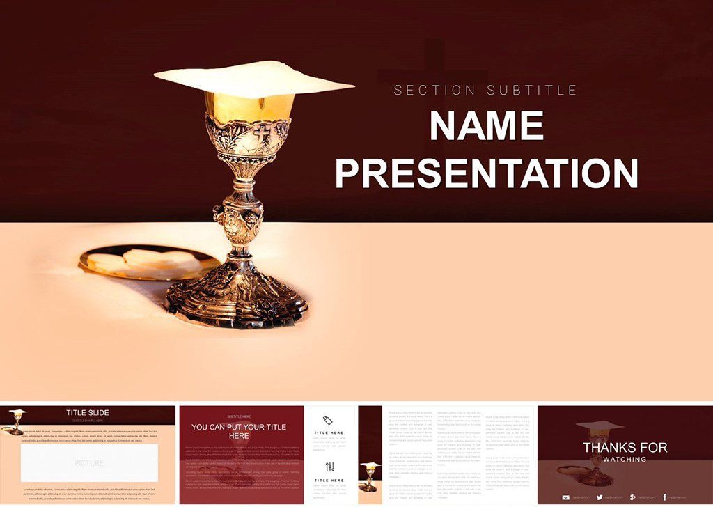 Church Supplies Sacred Vessels PowerPoint Slides