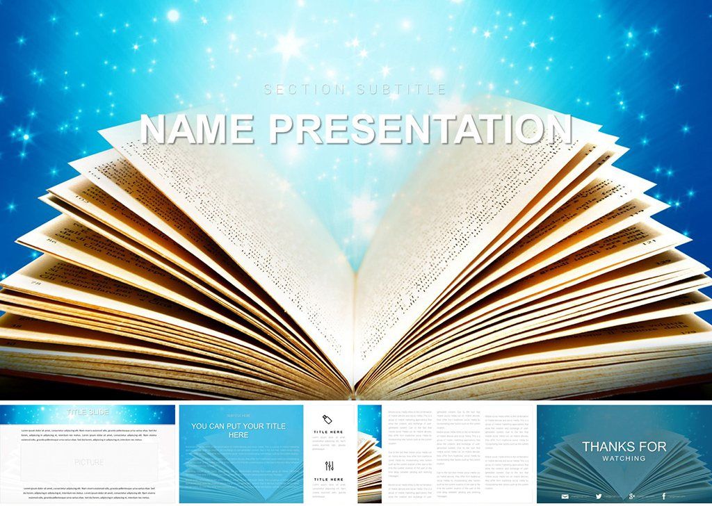 Read Books PowerPoint Template - Download Now Presentation