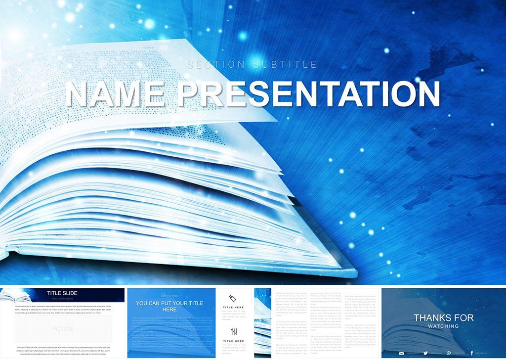 Book Recommendations PPT Template: Engage Readers