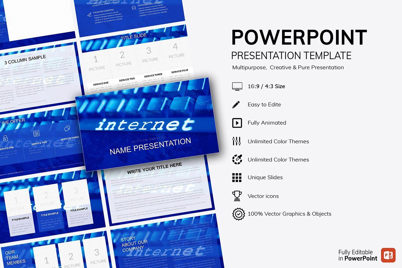 Internet of things PowerPoint template