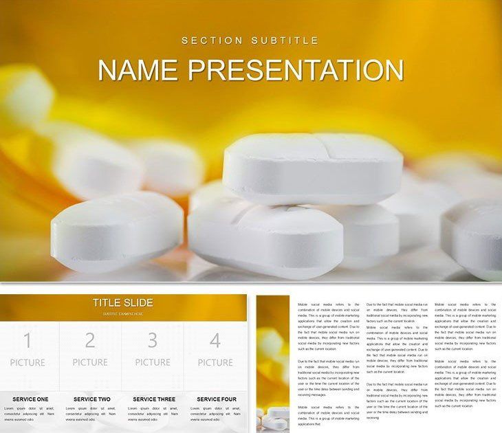 Medications Template for PowerPoint presentation
