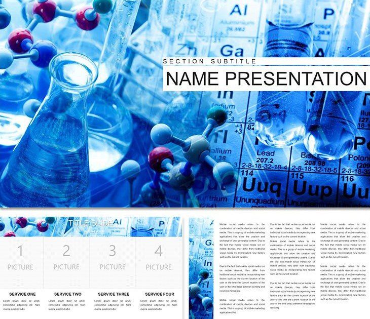Lectures on Chemistry Template for PowerPoint Presentation