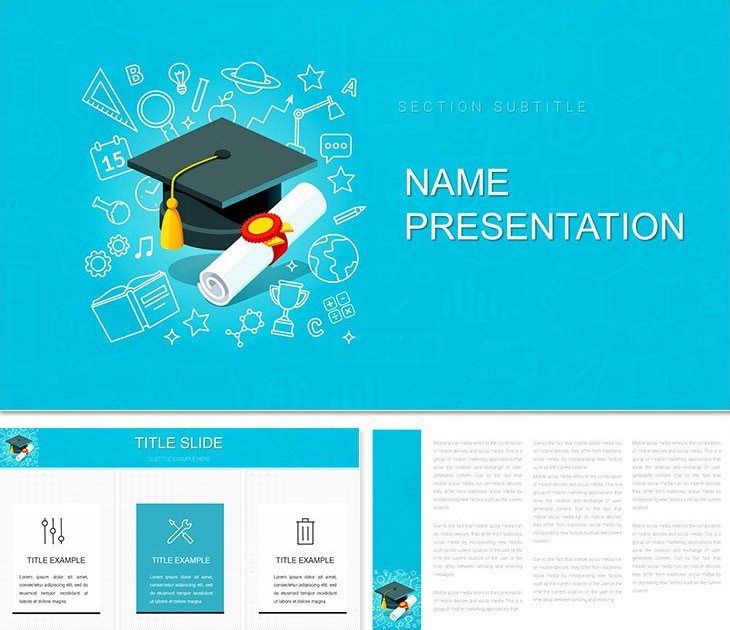 Higher & Secondary Education PowerPoint Template: Lecture Boost