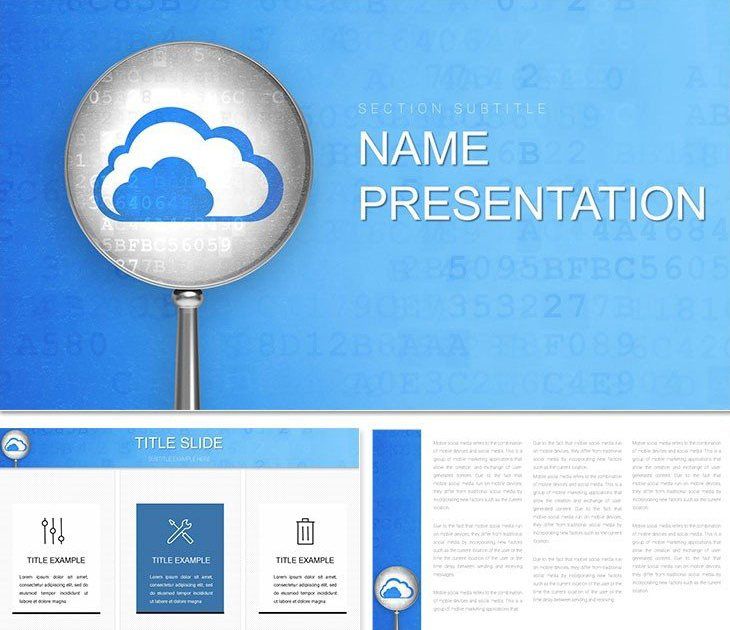 Cloud Security PowerPoint Template for IT Pros
