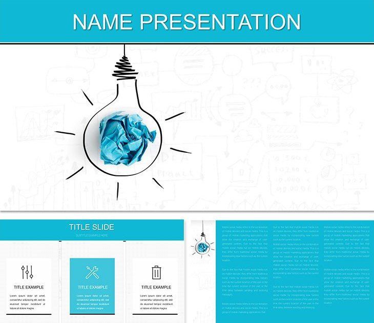 Proposing idea models and model development PowerPoint template, PPTX