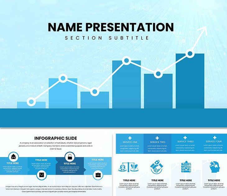 Analytical Graphics template for PowerPoint presentation