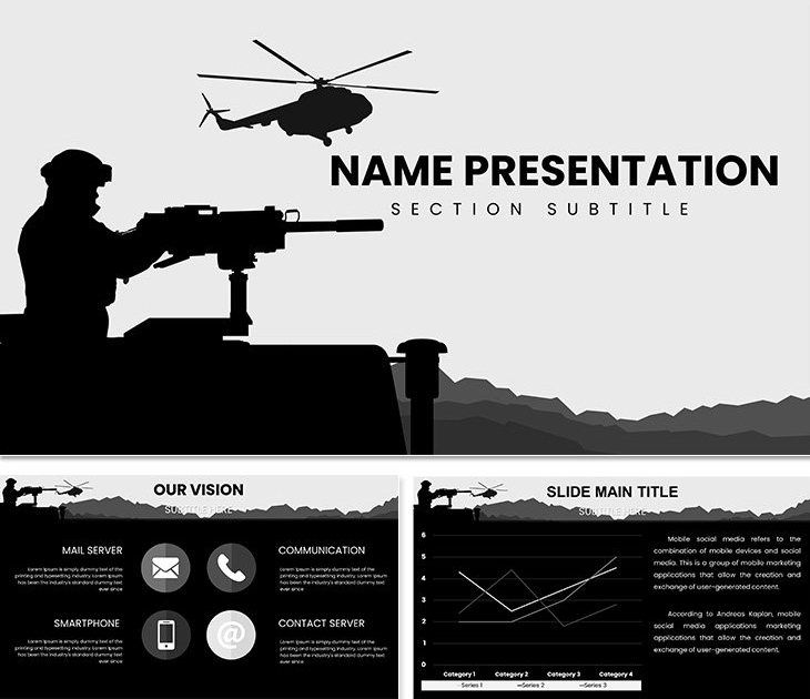 Military PowerPoint Templates - Download Design Presentation