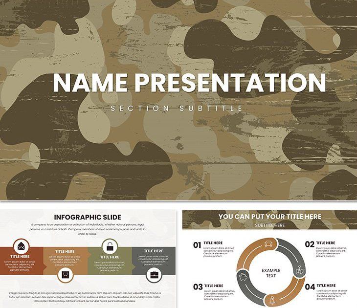 Military Camouflage PowerPoint: Tactical Deck Designs
