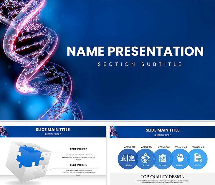 Create Stunning DNA Genome Presentations with Our PowerPoint Template