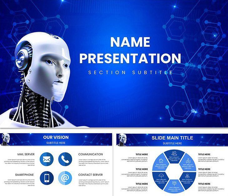 Robot AI PowerPoint Template