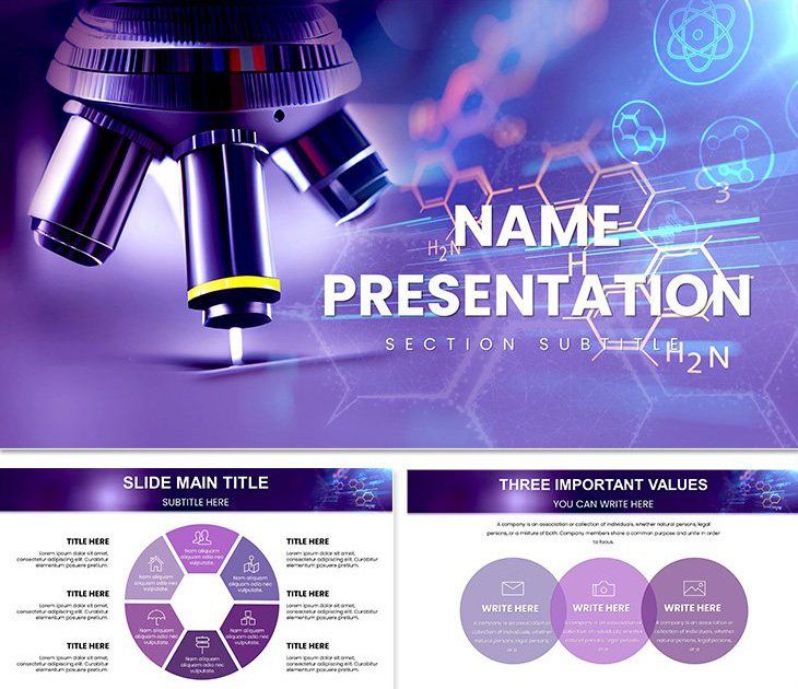 Nanoscience and Nanotechnology PowerPoint template for Presentation