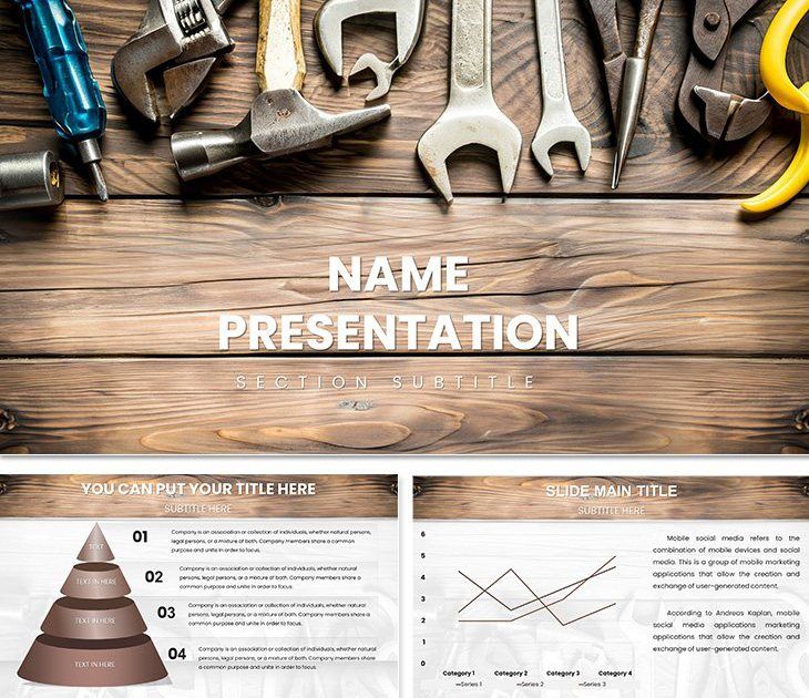 Plumbing Keys PowerPoint Template: 59 Slides